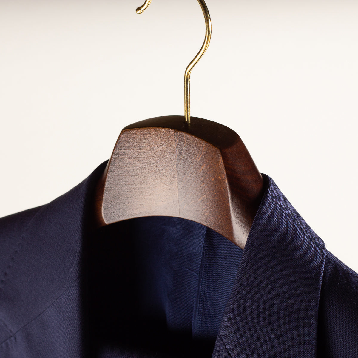 Suit and jacket hanger deluxe - walnut with trouser bar — The Shoe Care ...